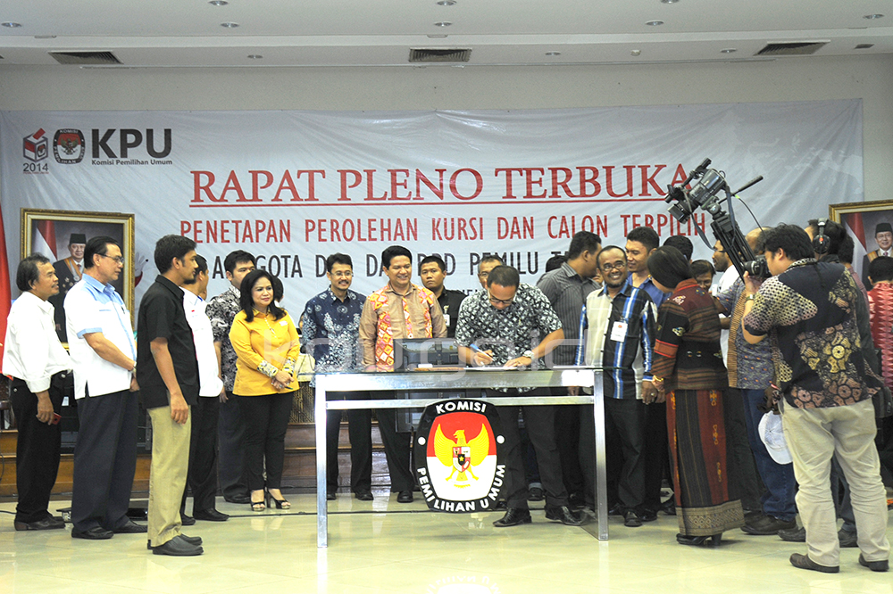 KPU Tetapkan Perolehan Kursi dan Calon Terpilih - KPU