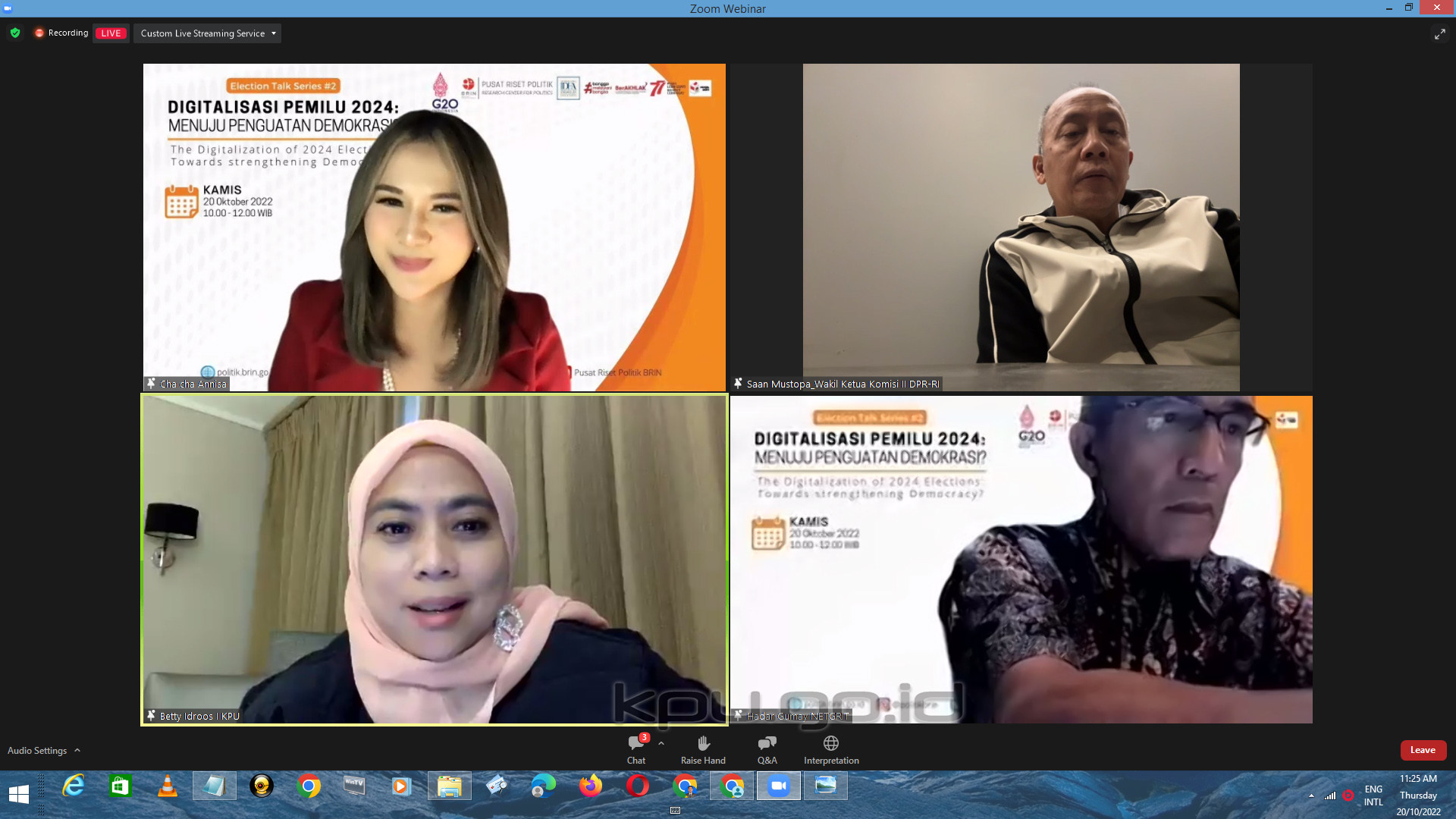 Roadmap KPU untuk Digitalisasi Pemilu 2024 - KPU