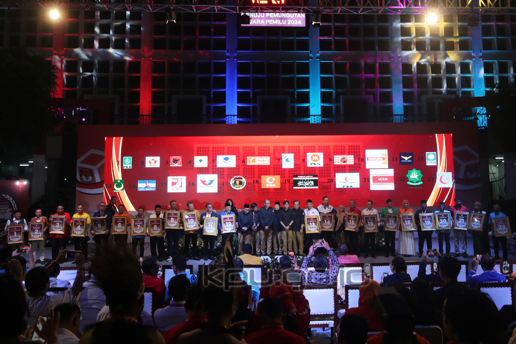 Berikut Nomor Urut Partai Politik Peserta Pemilu 2024 - KPU