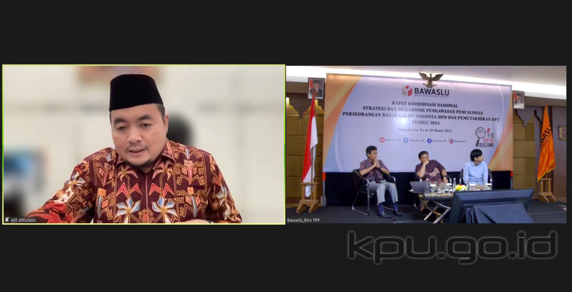 Kolaborasi KPU dan Bawaslu Sukseskan Pemilu 2024 - KPU