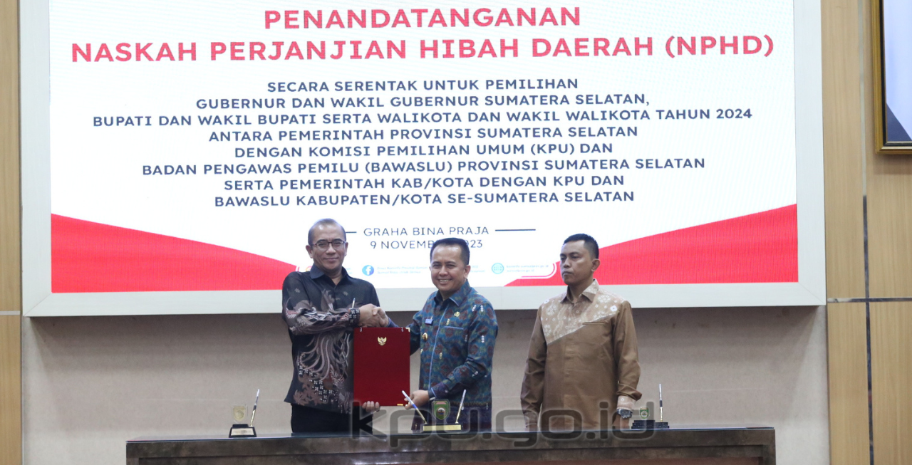 Apresiasi Dukungan Pemda Sumsel Dukung Pilkada 2024 - KPU