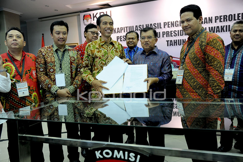 KPU Tetapkan Hasil Pemilu Presiden dan Wakil Presiden 2014 - KPU