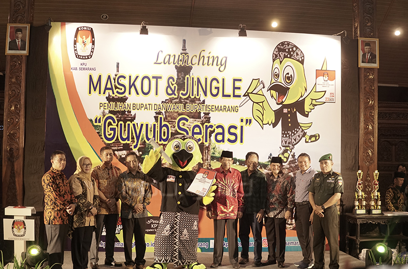 Si Ciplos, Maskot Pilbup Semarang Tahun 2020 - KPU